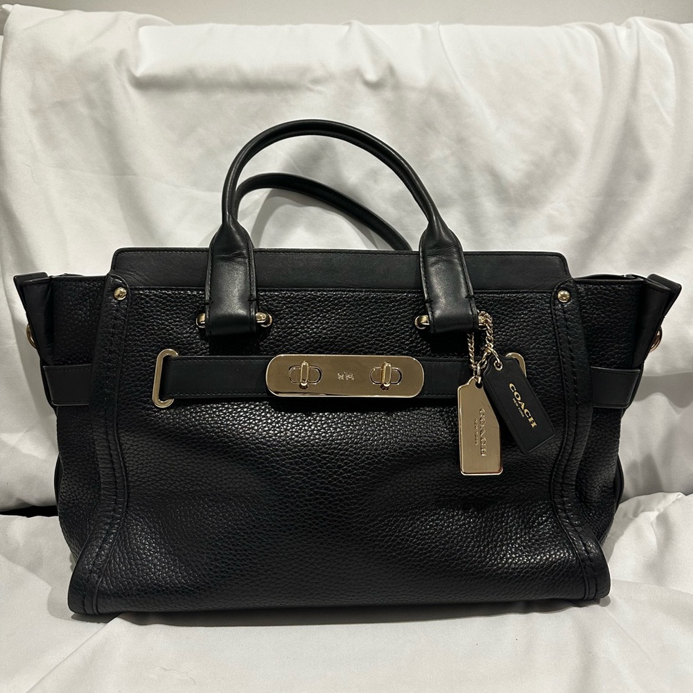 Authentic Coach Swagger 27 Purse - Gem